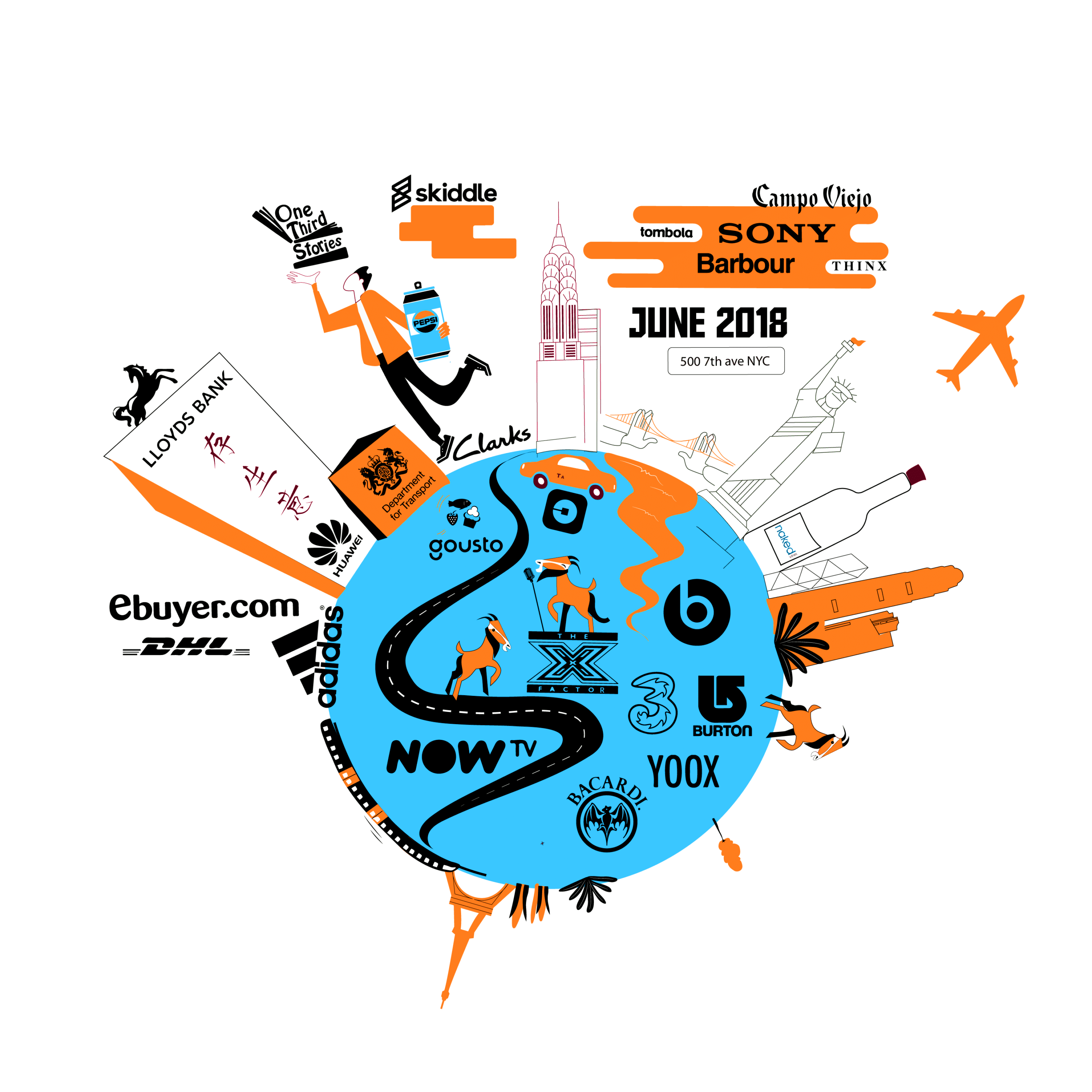 Goat Agency Office Mural – Smartup Visuals