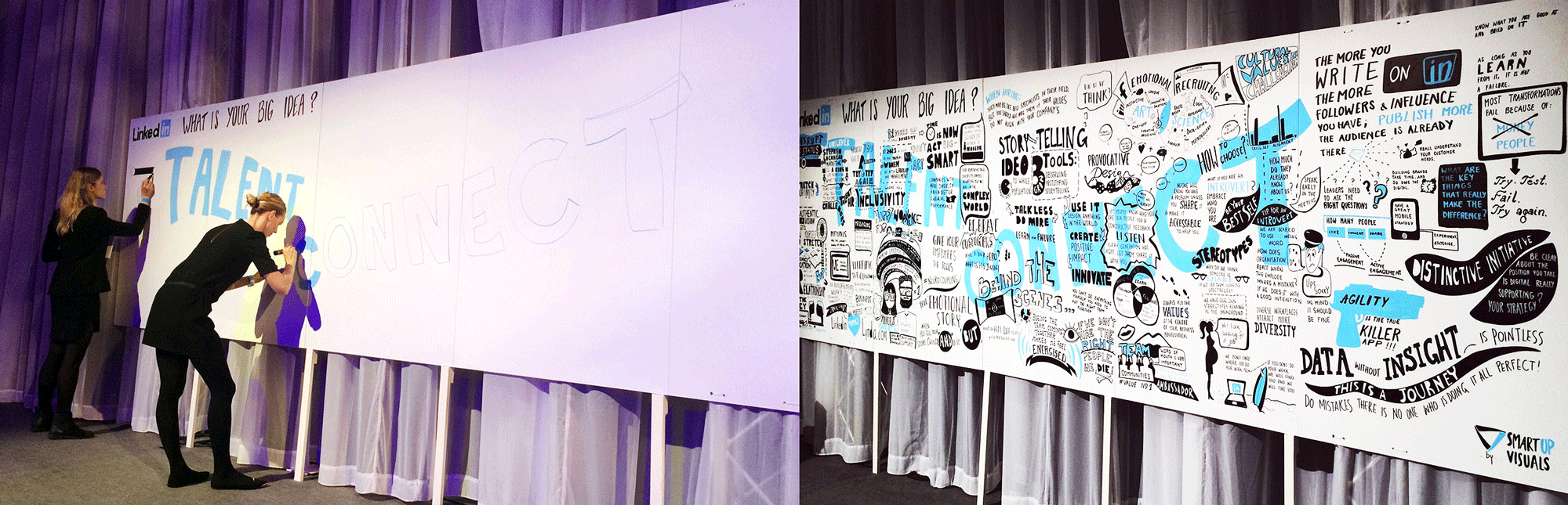 Live Scribing at LinkedIn conference