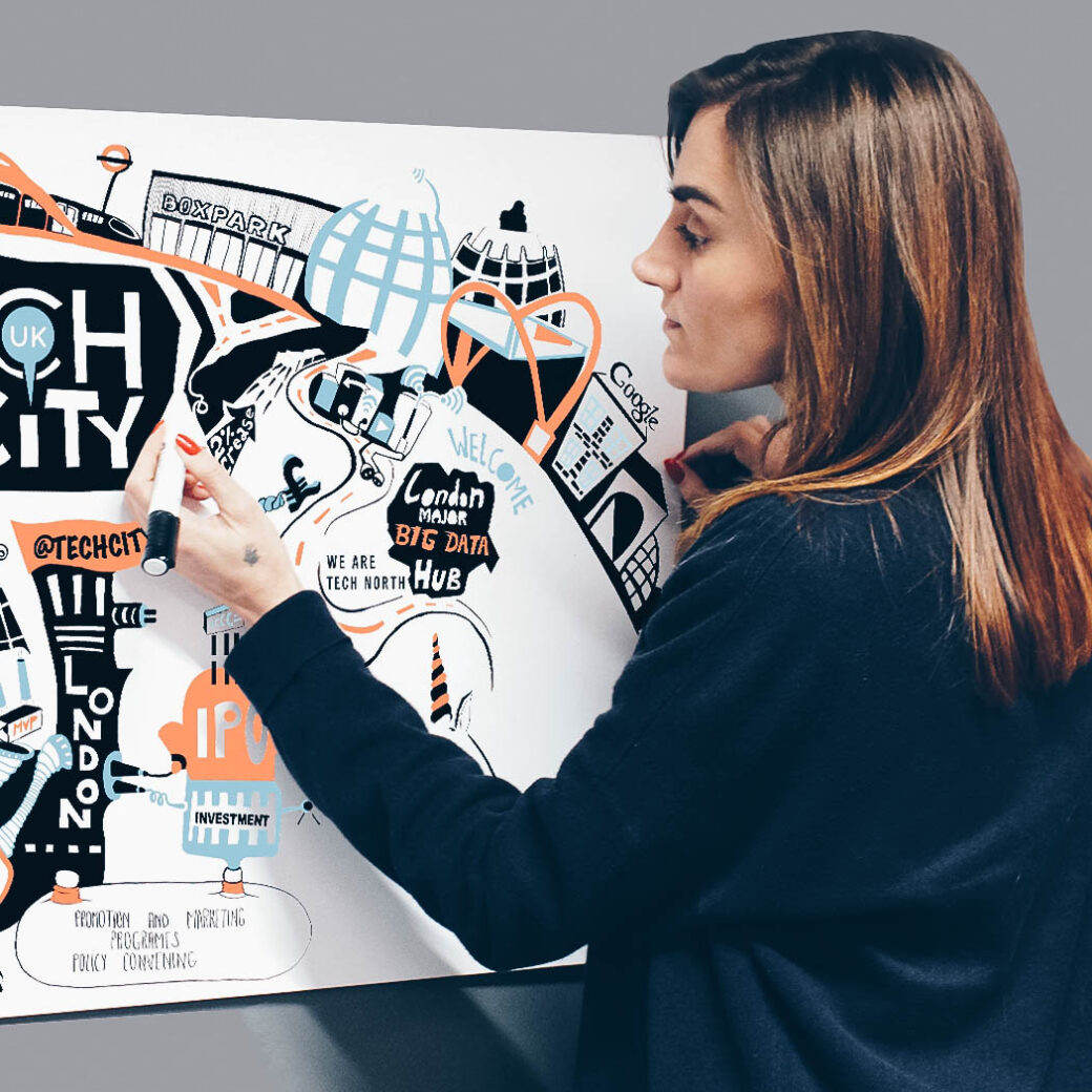 Live Illustration, Animation & Brand Visuals – Smartup Visuals